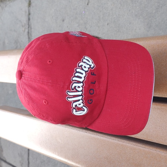 Callaway | Accessories | Callaway Golf Embroidered Usa Flag Red ...